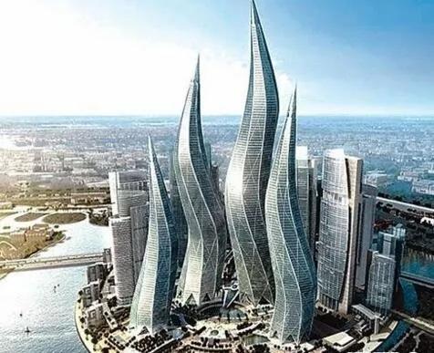 The craziest building in the world, the candle-lit tower in Dubai that ...