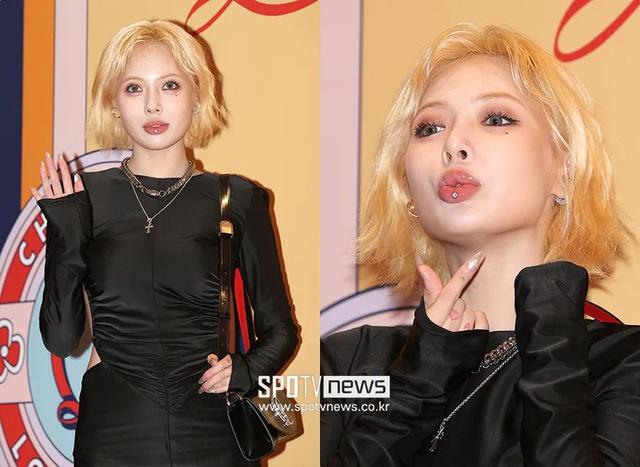 Hyuna's first appearance at an event since the breakup!Show off your ...