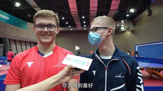 The Lebrun brothers are sought after by the media in Chengdu, the older ...