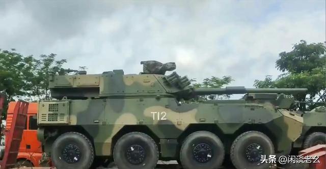 The new 8x8 wheeled assault gun has begun to be refitted! - iMedia