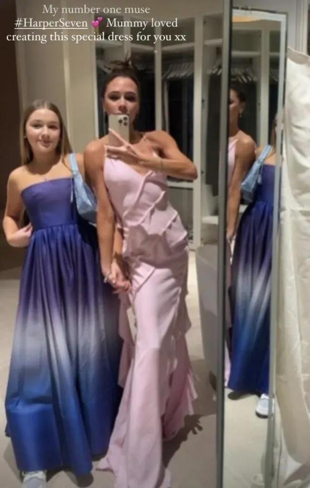 Victoria Beckham calls daughter 'her muse' as two share glam evening ...
