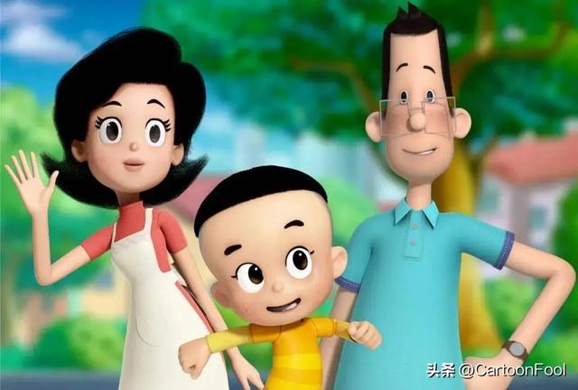 The new big-headed son and the small-headed father has been put on ...