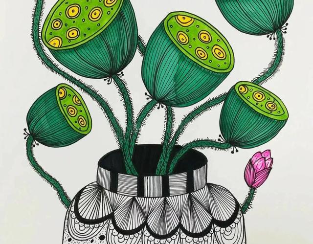 Appreciation of painting works - 33 color line drawings, good-looking ...