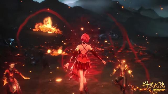 Douluo: Huo Wu added a fire to Feng Xiaotian, the three sisters Shui ...