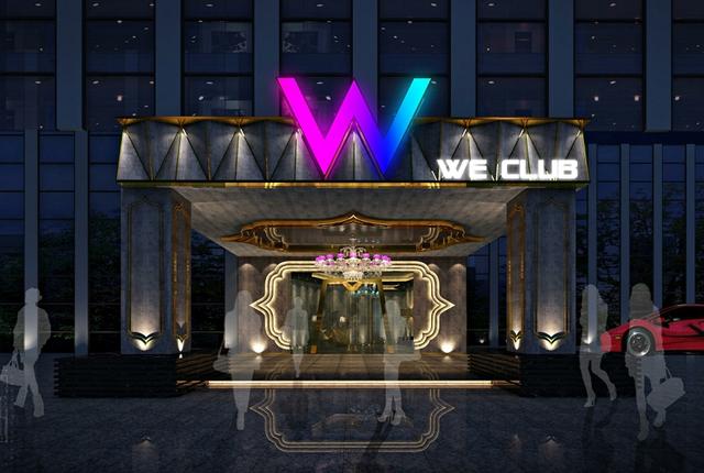 we club bar decoration design case - iMedia