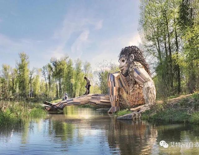 Danish artist Thomas Dambo creates trolls out of trash - iMedia