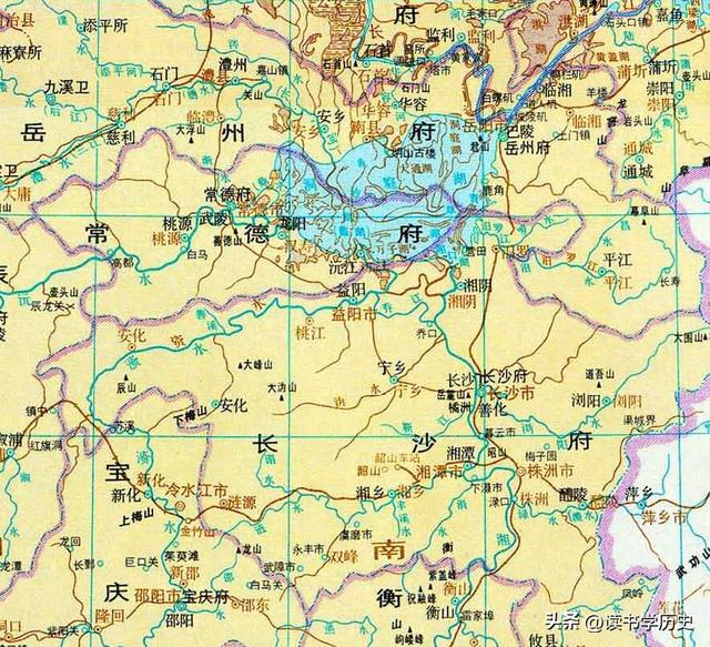 Through the map, understand the historical changes of Yiyang City ...