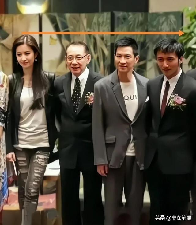 Nicholas Tse took a photo with Liu Yifei, who is 170 tall, and she is ...