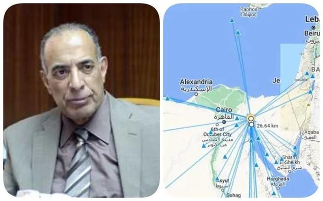 An earthquake measuring 4.1 on the Richter scale hit Suez, Egypt on ...