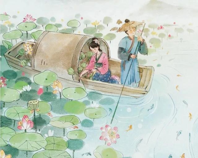 A Yuefu poem in the Han Dynasty depicts a beautiful picture of Jiangnan ...