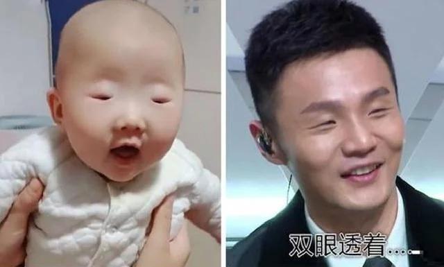 Li Ronghao claimed that his eyes were very big when he was a child, and ...
