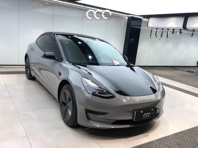 Tesla MODEL3 Diffuse Color Changing Film Super Bright PET Nado Grey, a ...