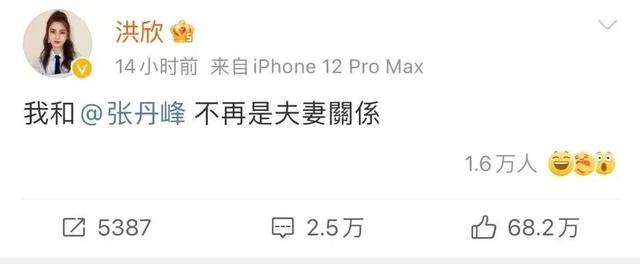 Hong Xin and Zhang Danfeng officially divorced? - iMedia