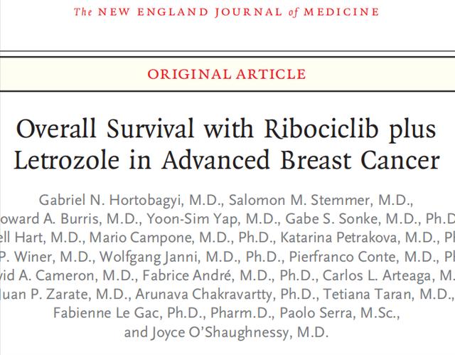 MONALEESA-2 Study Update: Ribociclib First-Line Therapy Significantly ...