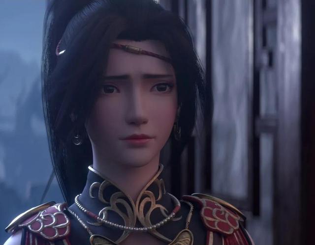 Bairong, a model of female characters in "Shanhe Jianxin", a sober ...