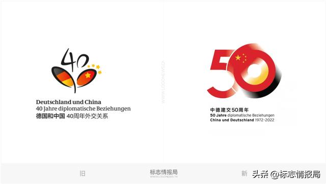 Logo for the 50th anniversary of the establishment of diplomatic relations between China and ...