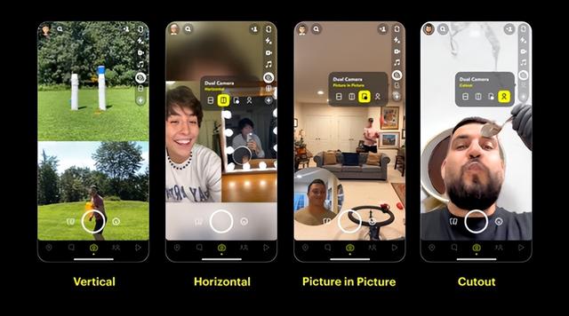 Snapchat unveils new dual-cam feature that lets you use AR filters at ...