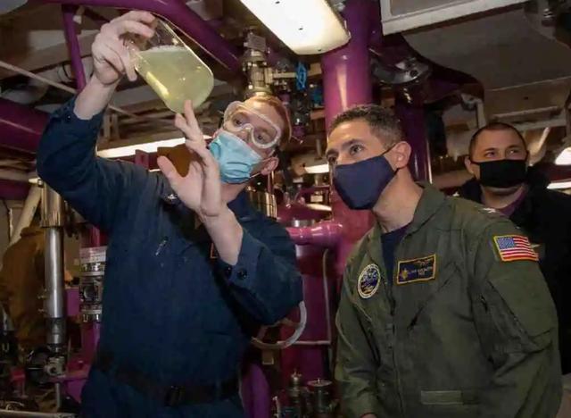 The fighter jet fuel was mixed into drinking water, and the officers ...