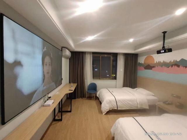 Can the TV in the hotel room be replaced by a projector, can it meet ...
