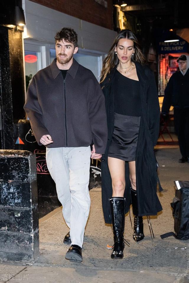 Drew Taggart and Marianne Fonseca hold hands - iMedia
