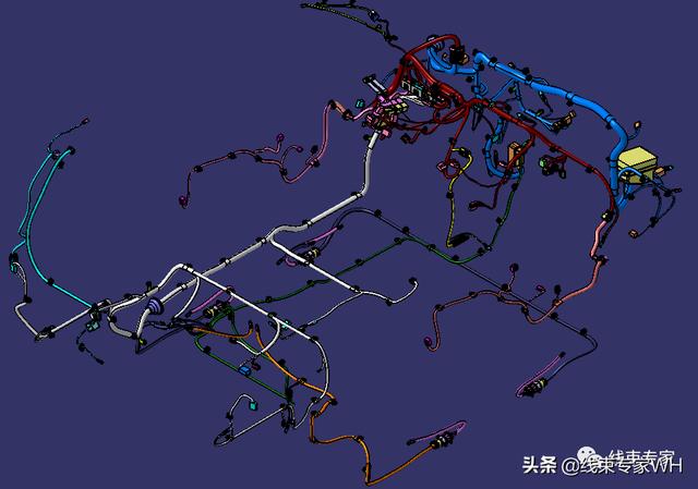 A set of automotive wiring harness schematics & wiring harness diagrams ...