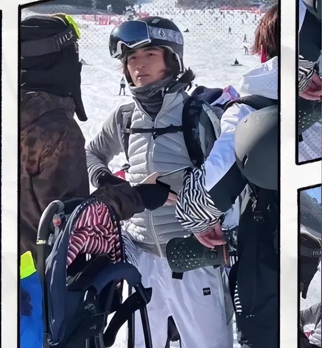 After Cecilia Cheung's eldest son's ski photos were released, netizens ...
