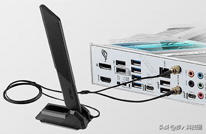 A motherboard with its own wifi, or a separate wireless network card ...