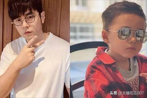 Jay Chou posted a photo of his son Romeo's back, showing the ...