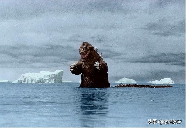 In 1958, the Japanese crew collectively witnessed the giant monster in ...
