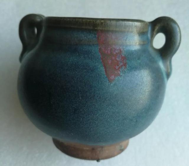 Qing Dynasty Azure-glazed Double-Series Jun Kiln Jar with Purple Spots ...