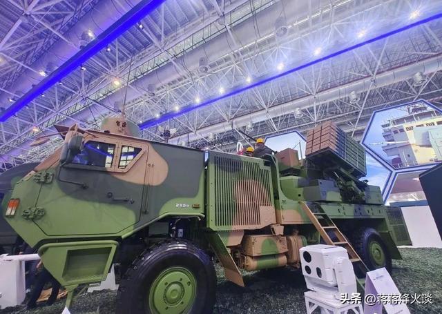 The FK-3000 air defense system is equipped with three missiles and one ...