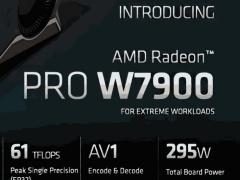 AMD Radeon Pro W7900 professional graphics card will be released soon ...