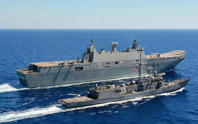 The Anadolu light aircraft carrier has multi-purpose performance, but ...