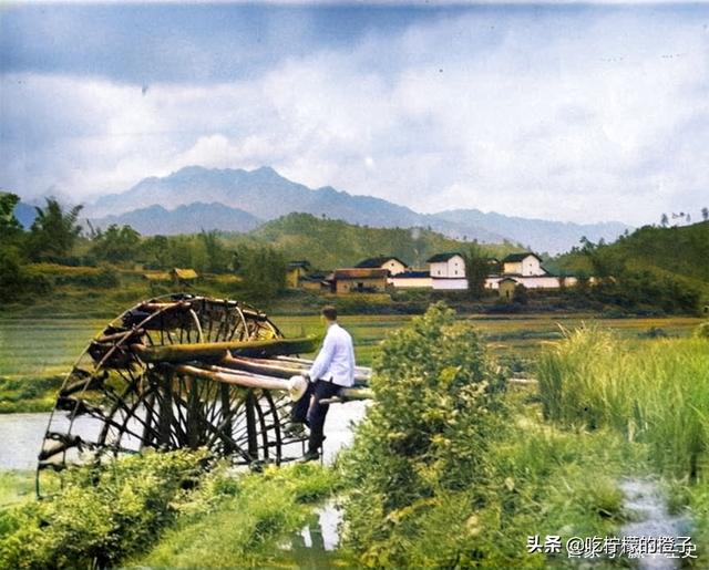 Old photo: Pingnan, Guangxi in 1930, the ancient city of Gongzhou with ...
