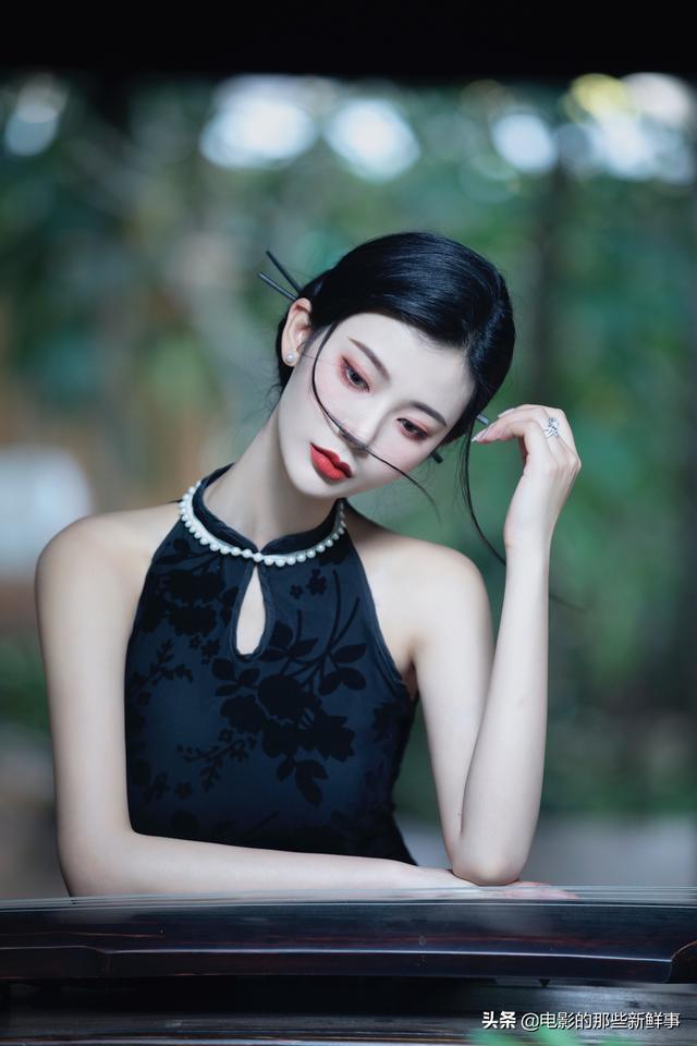 The beautiful photo of Wang Xingchen, a beautiful actress with long ...