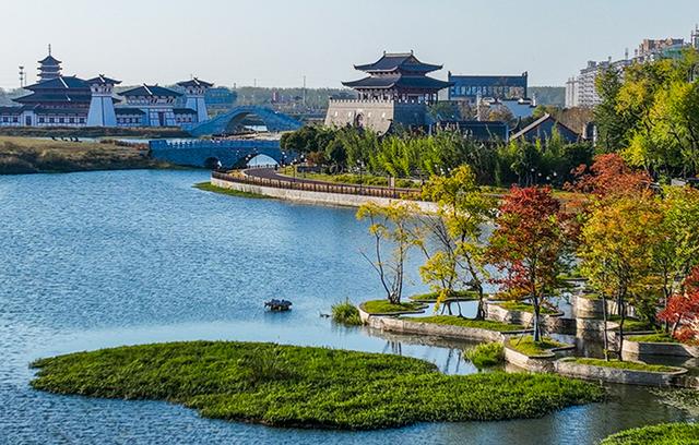 A waterscape in the south of Henan, the port city meets the beautiful ...