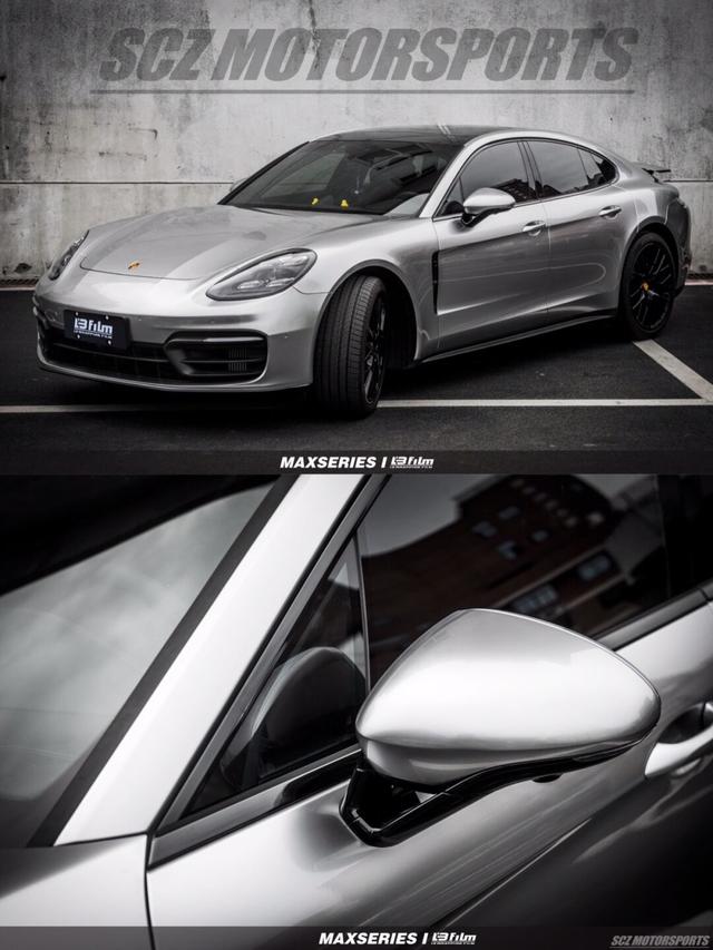 Porsche LB color change film liquid metal silver, the most textured ...
