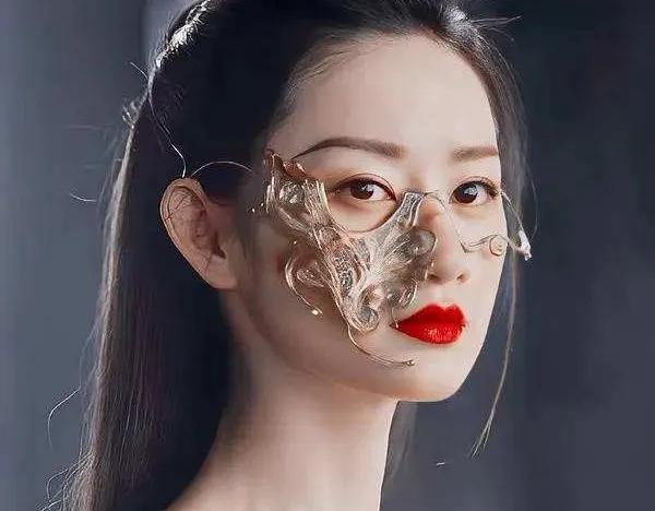 Beauty under the mask: Guo Xiaoting, Yang Ying, Li Qin, Zhang Xueying ...