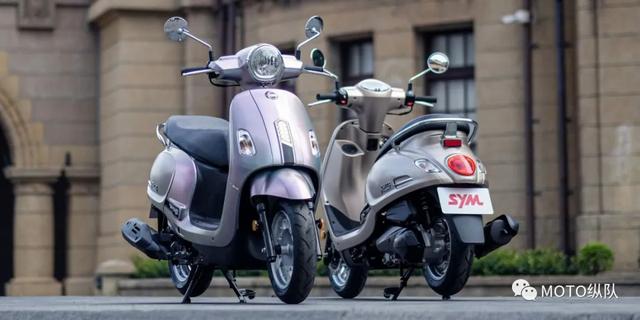 The SYM Fiddle car series has a flashy color texture and then evolves ...