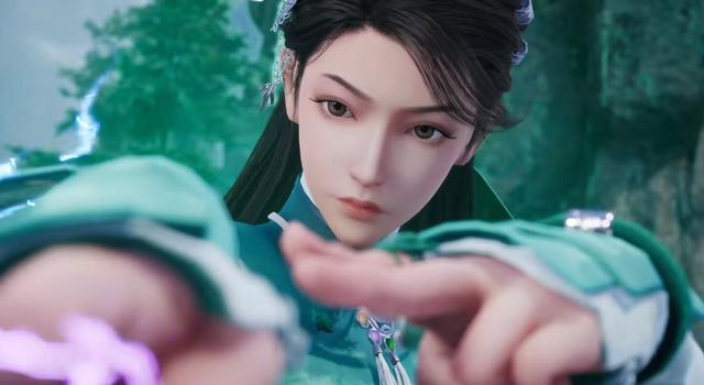 The heroine of the fairy sword holding Long Aotian's script, Xian Qiyue ...