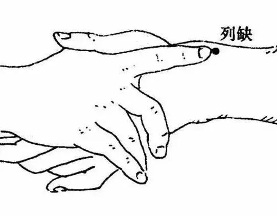 The magical Lieque point, the point that clears your throat, is the key ...