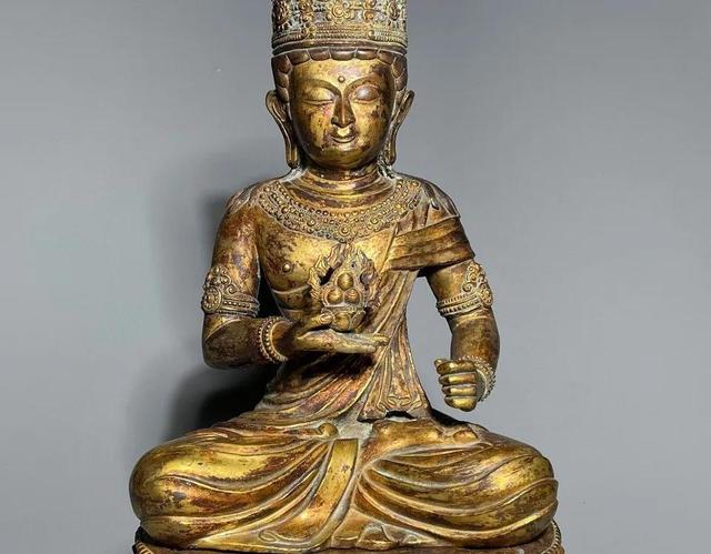 Gilt Bronze Buddha Statues, Seals, Incense Burner in Qing Dynasty - iMedia