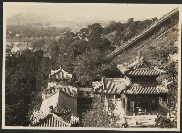 Old photo, old Beijing taken by Japanese in 1925, the well-preserved ...