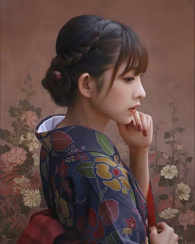 The first person in Japanese hyper-realistic painting - iMedia