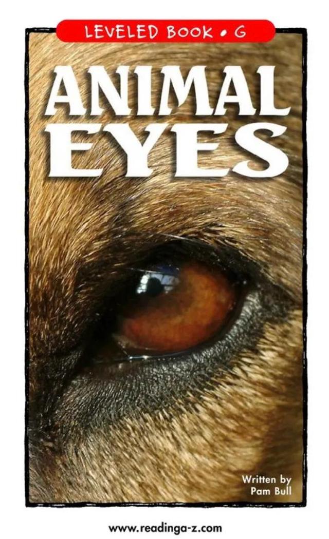 Read the picture book "Animal Eyes" with your children, selected from ...