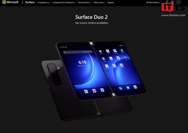 Surface Duo 2 dual-screen mobile phone is out of stock on Microsoft's ...