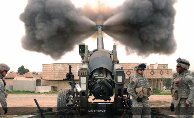 The king of the field, the classic howitzer - M198 155mm howitzer - iMedia