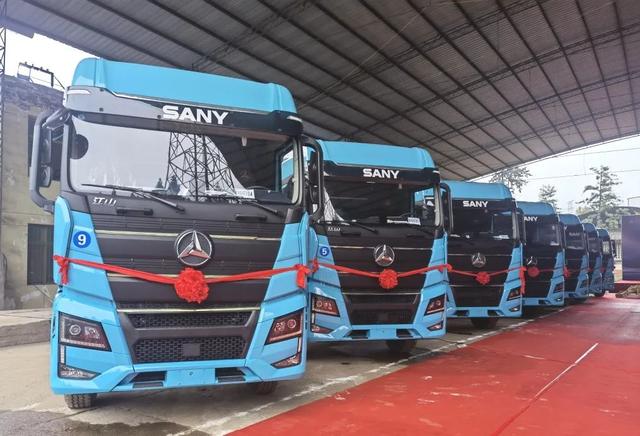 The first batch order of SANY electric heavy trucks in Sichuan Ya'an ...