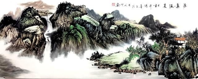 "Art Review" Fang Renye: His Chinese paintings make viewers wander - iMedia