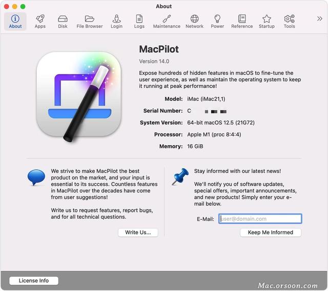 System optimization software MacPilot - iMedia